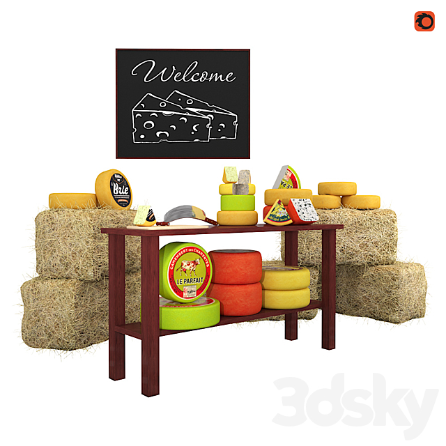 Cheese showcase 3D Max - 3DMAXTER