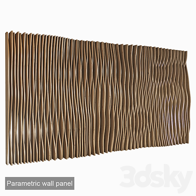 Parametric wall panel 02 3D Max - 3DMAXTER