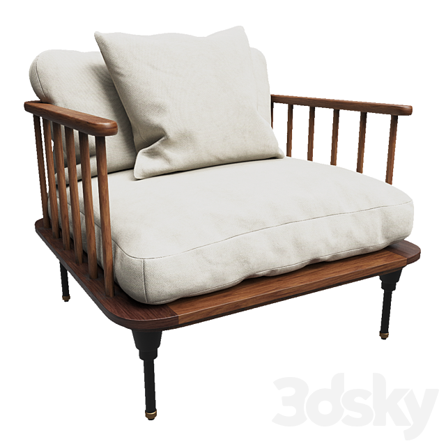 Distrikt Single Seat Sofa 3D Max - 3DMAXTER