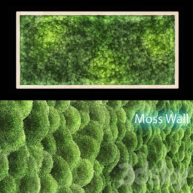 moss wall 3D Max - 3DMAXTER