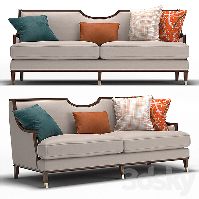 Dantone | Sofa triple "Monterey" 3D Max - 3DMAXTER