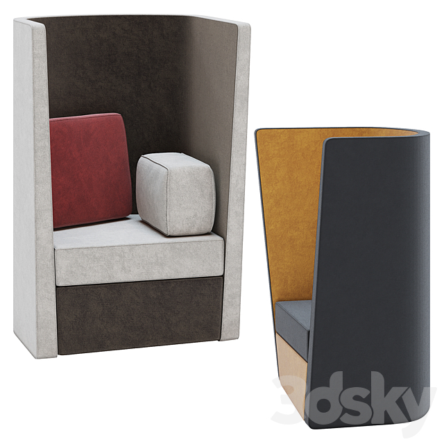 Herman Miller Busby Chair 3D Max - 3DMAXTER