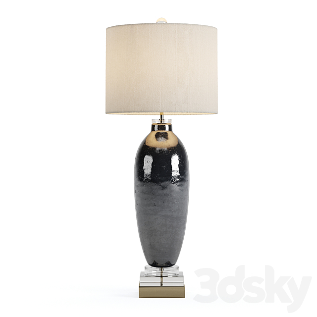 John Richard - Smoky Blue Slender Table Lamp 3D Max - 3DMAXTER