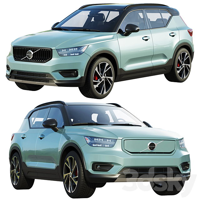Volvo XC40 _ XC40 recharge 2020 3D Max - 3DMAXTER