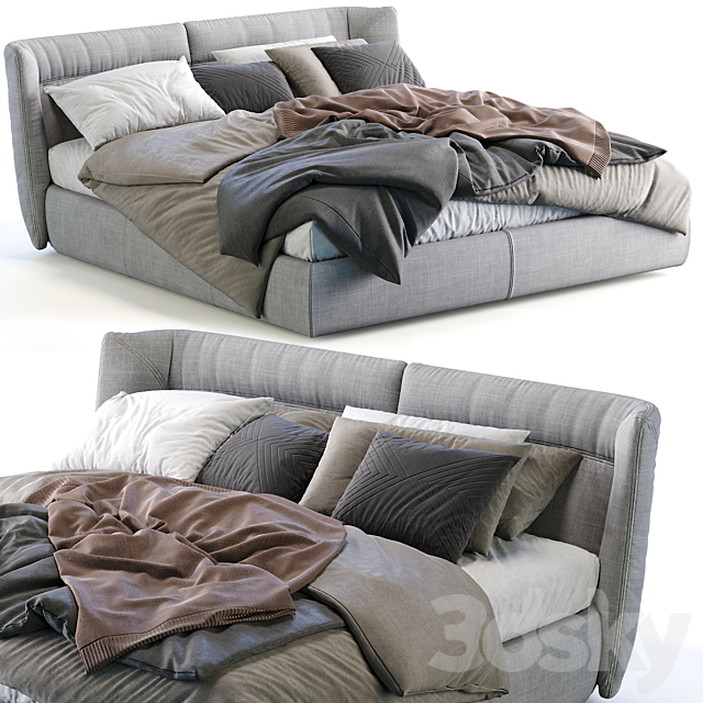 Gamma Bed Tulip Night 3D Max - 3DMAXTER
