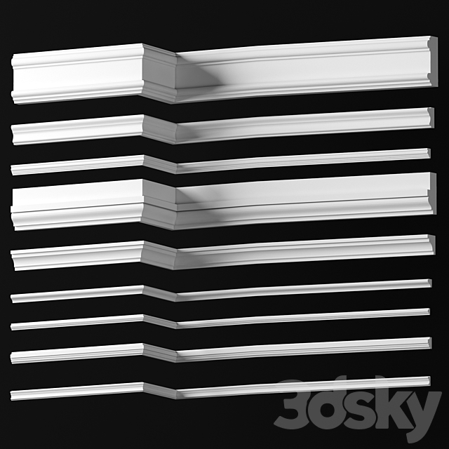Collection of Moldings - Dikart p.11 3D Max - 3DMAXTER