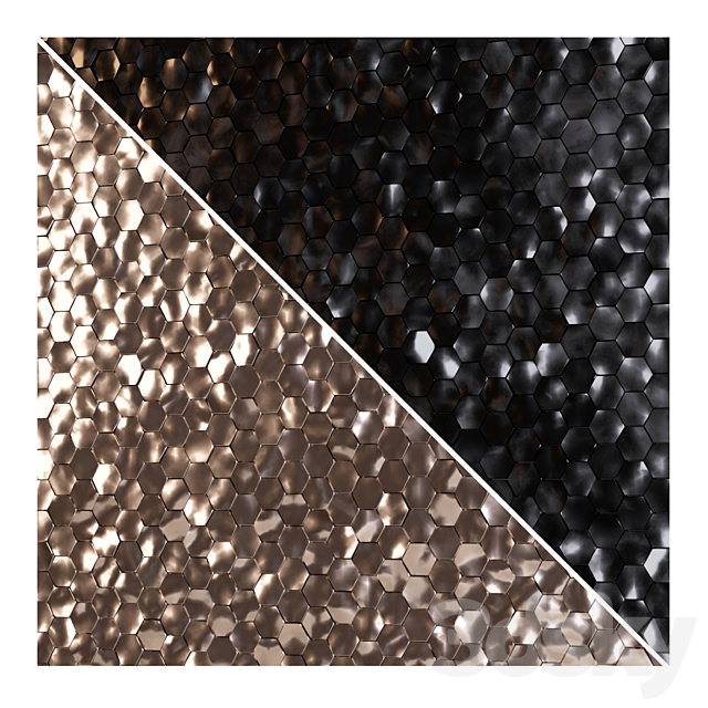 Mosaic Porcelanosa L'antic Colonial Series Web 3D Max - 3DMAXTER