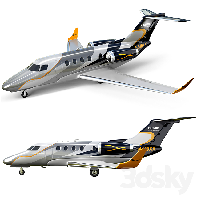 airplane_phenom-300 3D Max - 3DMAXTER