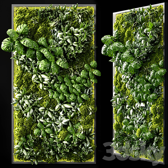 Vertical landscaping module 3D Max - 3DMAXTER