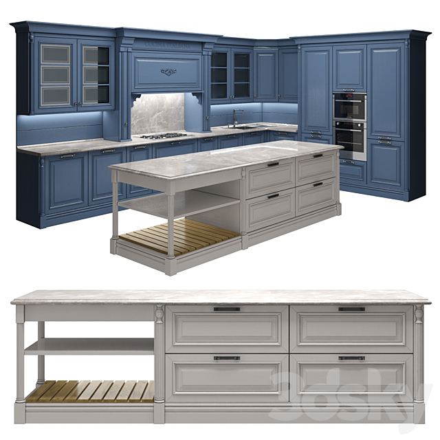Kitchen ETOILE 3D Max - 3DMAXTER