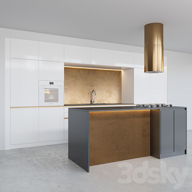 Modern kitchen 12 3D Max - 3DMAXTER
