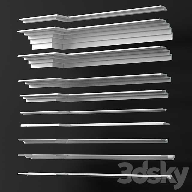 Collection of Cornices - Orac Decor p.8 3D Max - 3DMAXTER