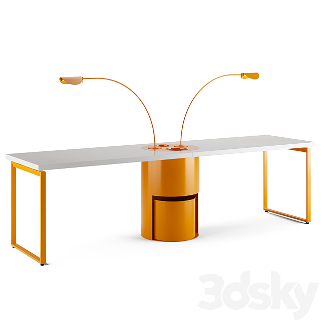 Writing desk Zalf BOOG 3D Max - 3DMAXTER