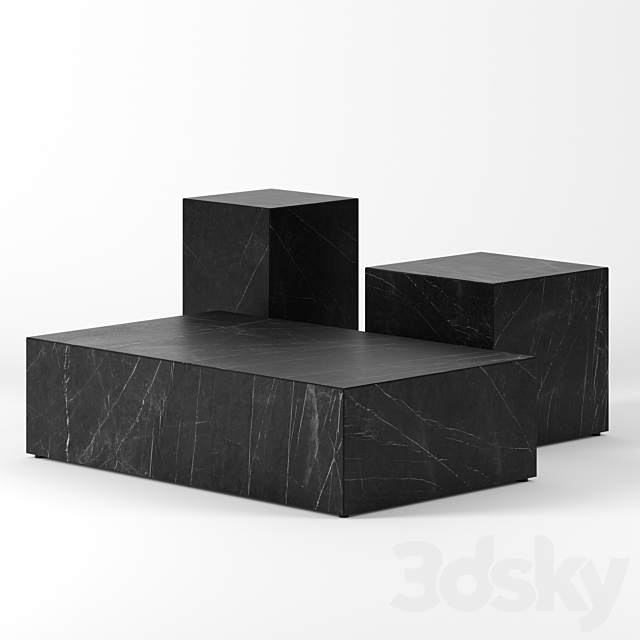 Plinth tables by Menu 3D Max - 3DMAXTER