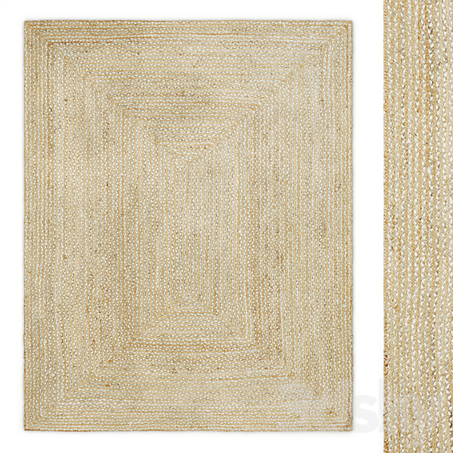 Skye Jute Rug by John Lewis & Partners 3D Max - 3DMAXTER