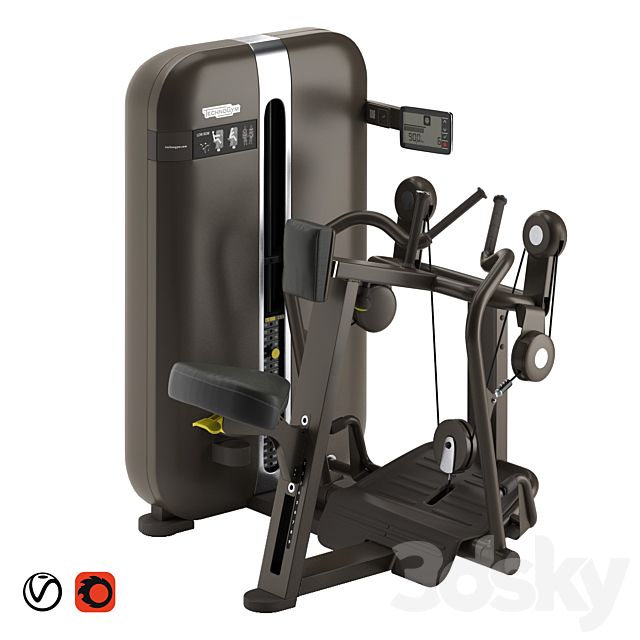 Technogym Artis Low Row 3D Max - 3DMAXTER
