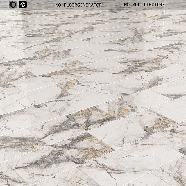 milan polished marble effect porcelain 3D Max - 3DMAXTER
