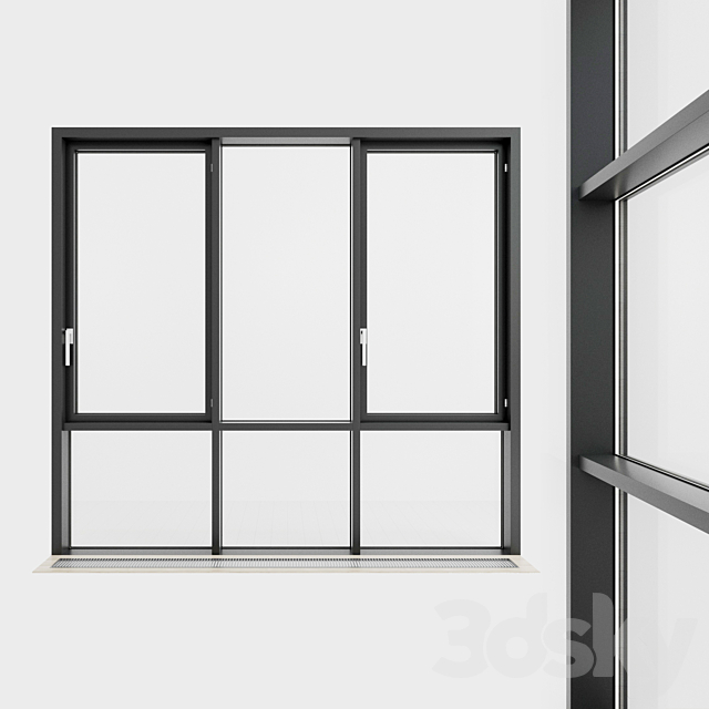 Panoramic glazing. Stained glass. 67 3D Max - 3DMAXTER