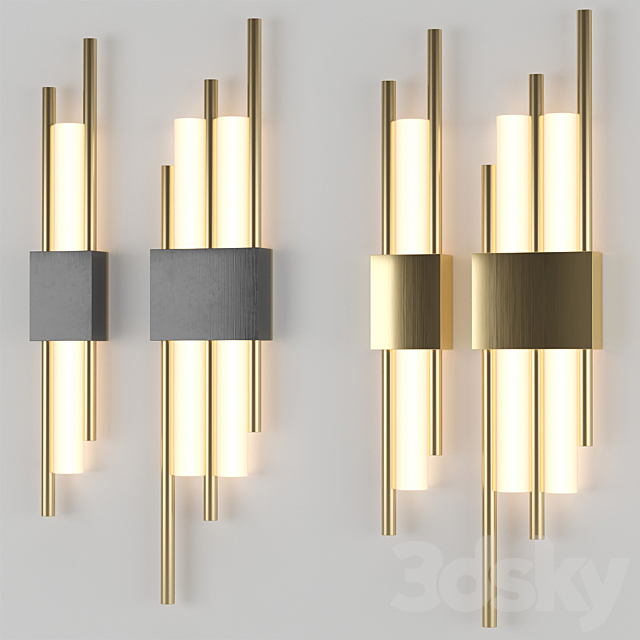 Wall lamp with Aliexpress 007 3D Max - 3DMAXTER