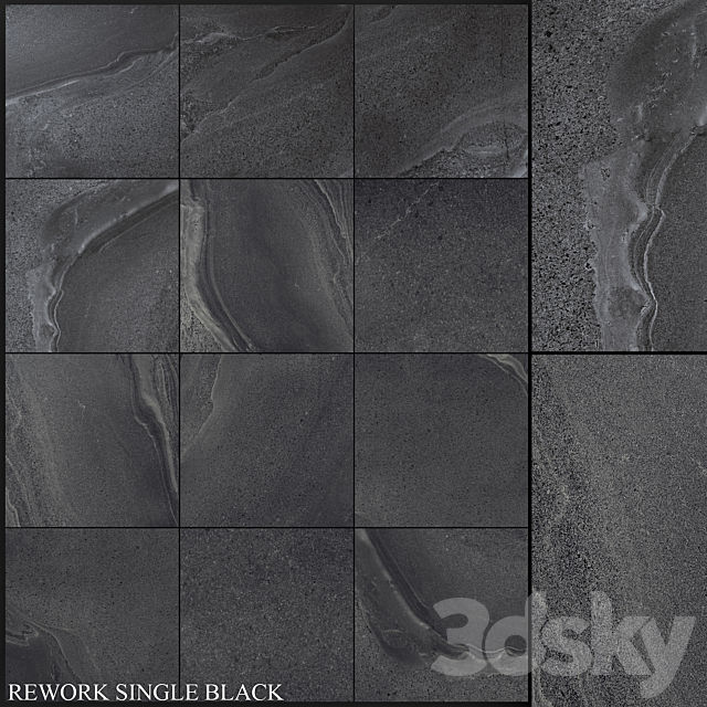 ABK ReWork Single Black 3D Max - 3DMAXTER