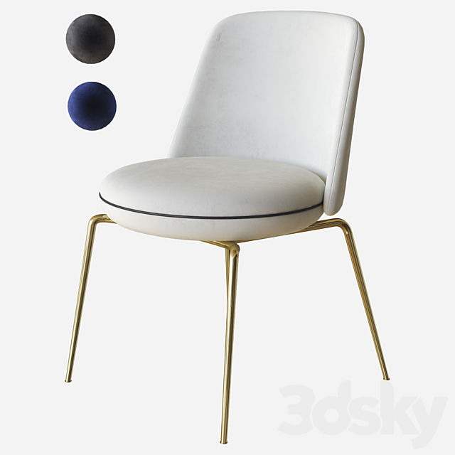 merwyn dining chair domo 3D Max - 3DMAXTER