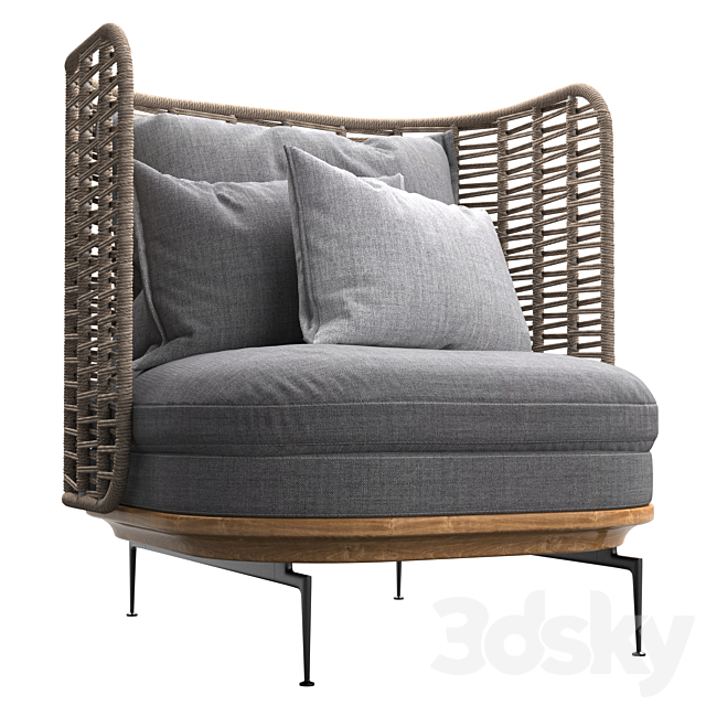 Mistral Lounge Chair 3D Max - 3DMAXTER