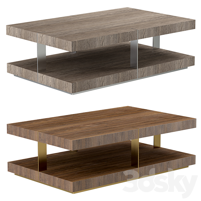 RH Modern Verrazano coffee table 3D Max - 3DMAXTER