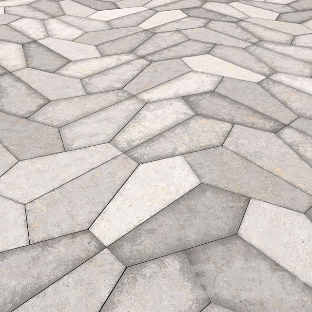 Pentagonal Tile 3 3D Max - 3DMAXTER
