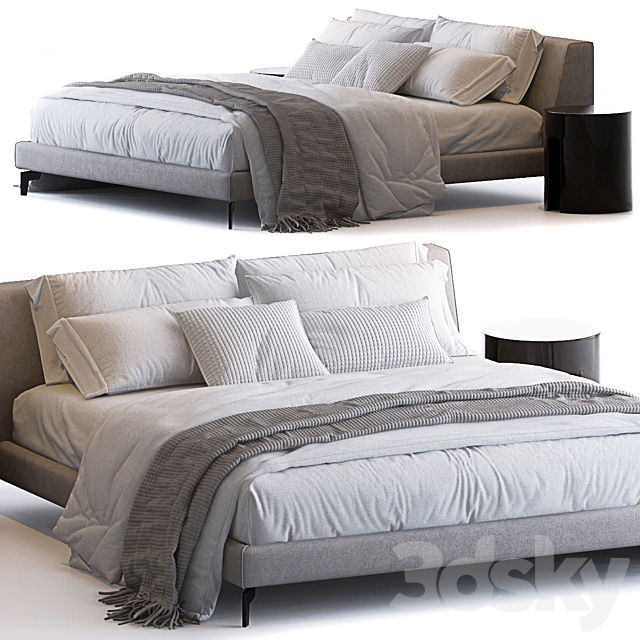 Louis up bed by Meridiani 3D Max - 3DMAXTER