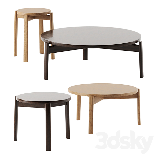 Passage coffee tables by Menu 3D Max - 3DMAXTER