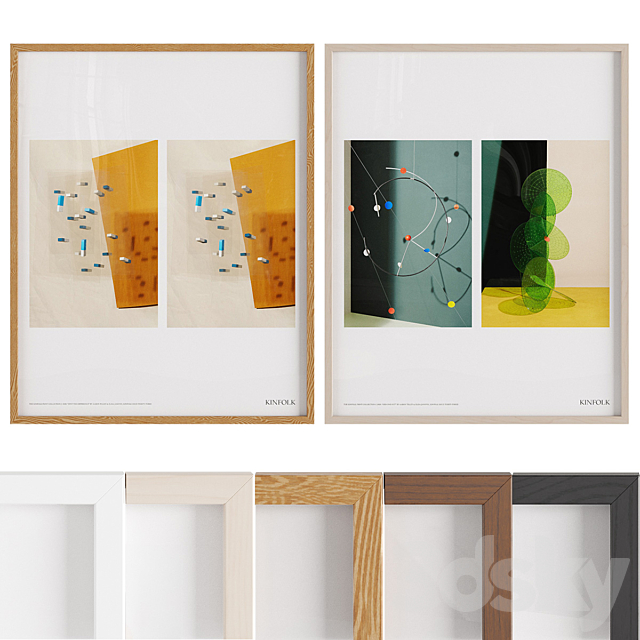 Kinfolk Posters Set 03 3D Max - 3DMAXTER