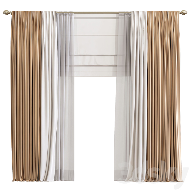 Curtain 908 3D Max - 3DMAXTER