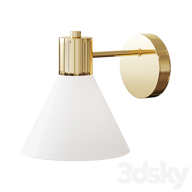 FLUGBO FLUGBO Wall lamp yellow copper _ glass 3D Max - 3DMAXTER