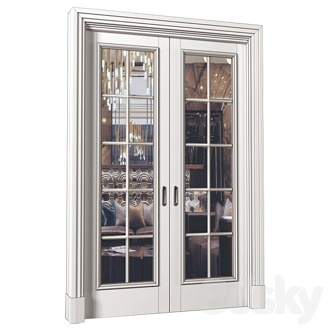 Interior sliding doors in Art Deco style. French Art Deco Sliding ...