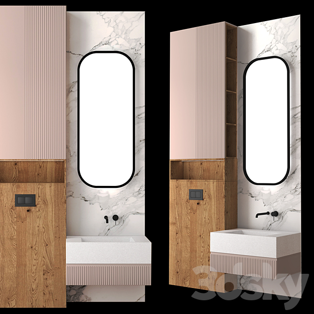 Bathroom set 17 3D Max - 3D Max Master