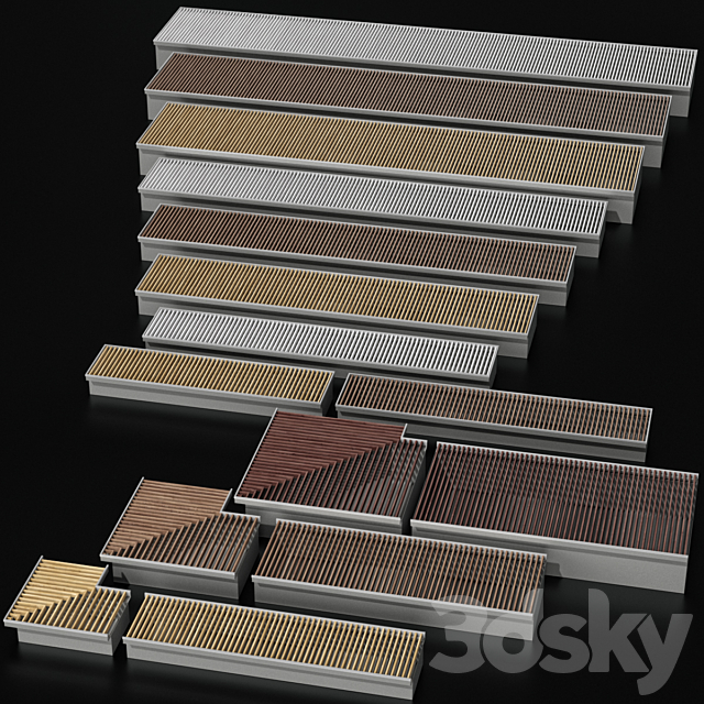 Радиатор отопления / convector heating radiator - 3D Models Collection