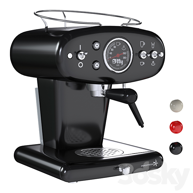 illy X1 iperEspresso coffee machine 3D Max - 3DMAXTER