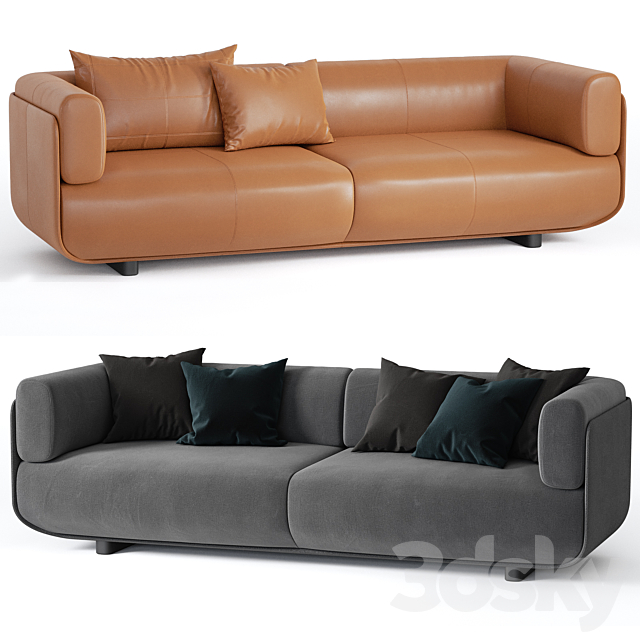 Shaal Arper SOFA 3 SEATS 3D Max - 3DMAXTER