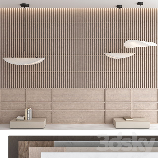 Decorative wall panel set 81 3D Max - 3DMAXTER
