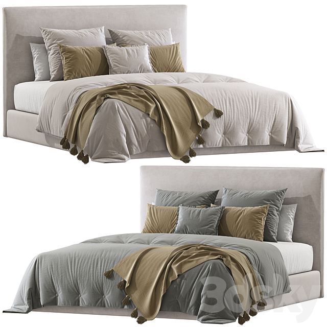 Double bed 116. 3D Max - 3DMAXTER