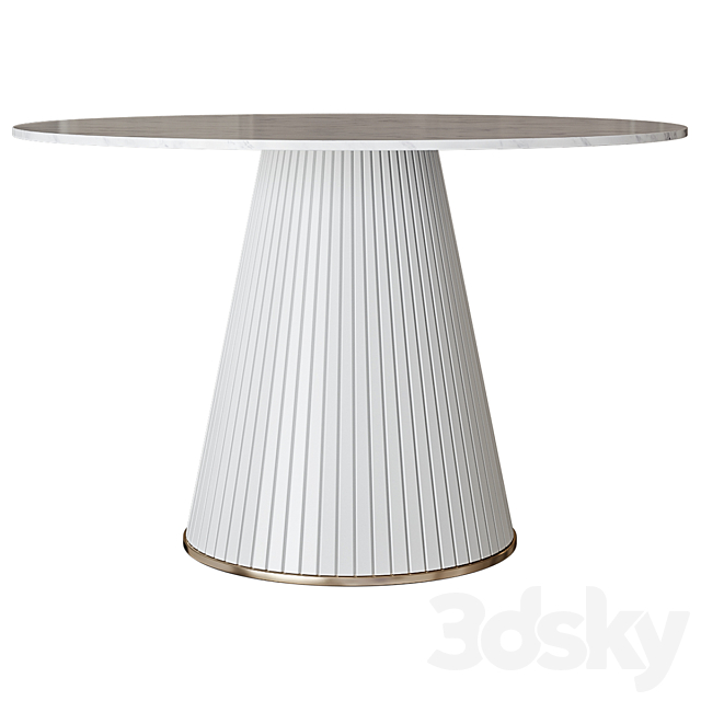 Dining Table Modern Round Dining Table Table 3D Max - 3DMAXTER