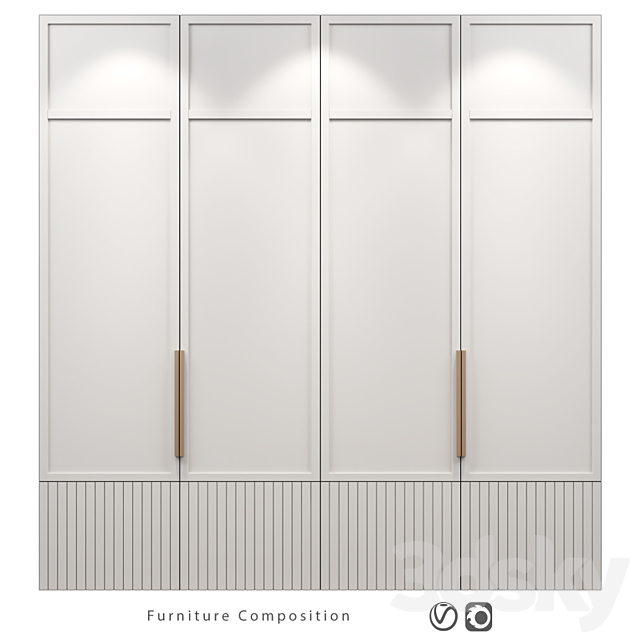 Furniture composition | 330 3D Max - 3DMAXTER