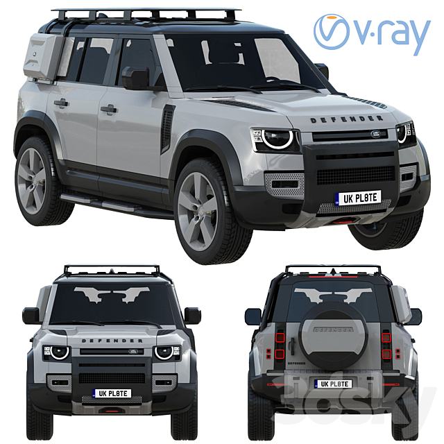 Land Rover Defender EXPLORER PACK 3D Max - 3DMAXTER