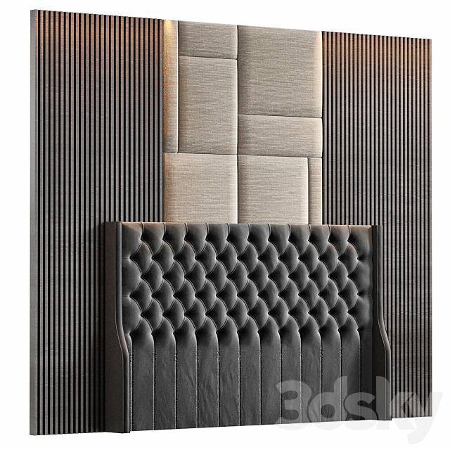 Decorative wall panel 3D Max - 3DMAXTER