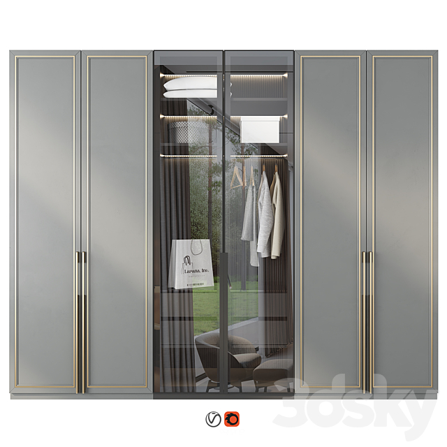 Wardrobe 71 3D Max - 3DMAXTER