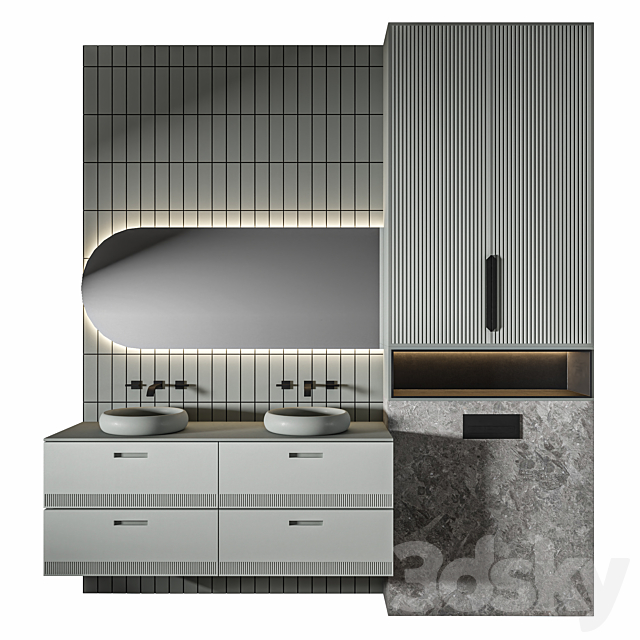 Luxury Bathroom 293 3D Max - 3DMAXTER