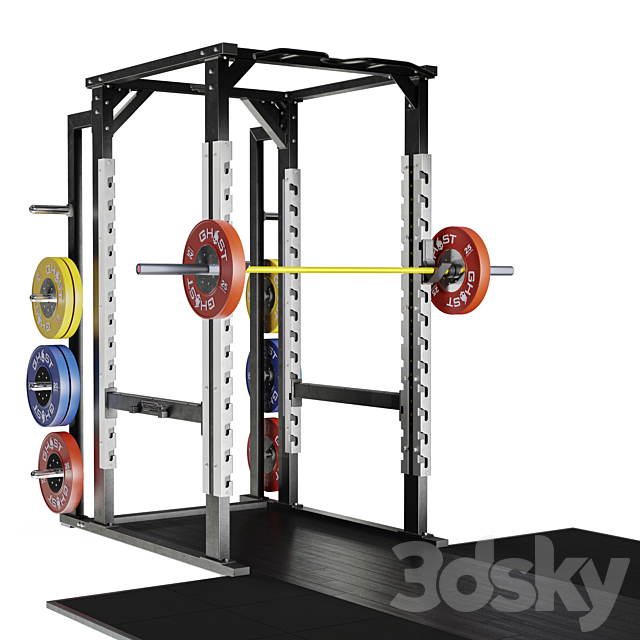 Technogym Olympic Power Rack 3D Max - 3D Max Master
