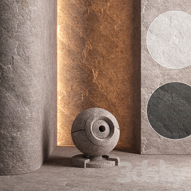 rock wall 3D Max - 3DMAXTER