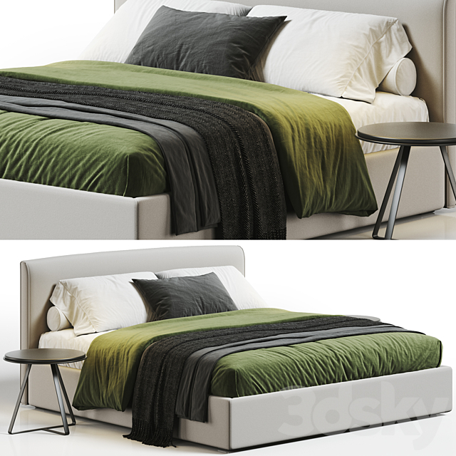 BoConcept Houston Bed 3D Max - 3DMAXTER