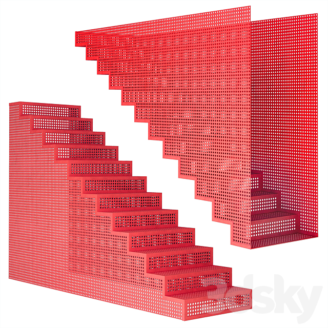 Staircase 022 3D Max - 3DMAXTER